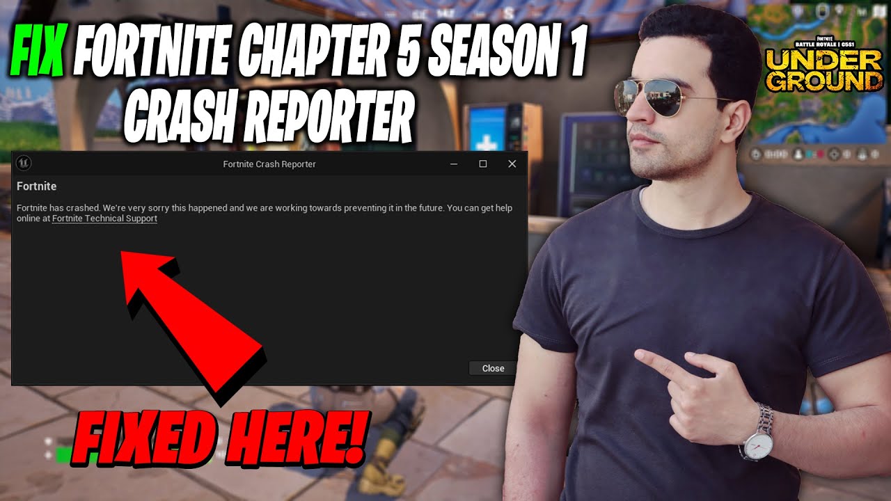 Fix Fortnite Chapter 5 Season 1 Crash Reporter | Fortnite Crash Reporter In 2025 |Fix Fortnite ...