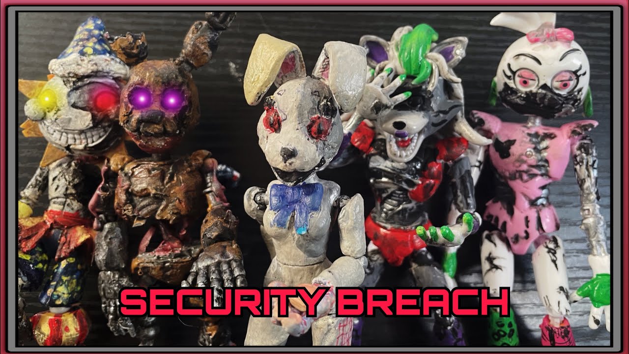 [ALL OF MY SECURITY BREACH CUSTOM ACTION FIGURES] Vanny,burntrap ...