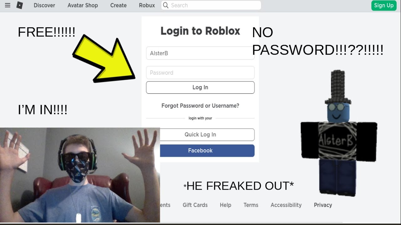 HOW TO LOG IN TO YOUR FRIENDS ACCOUNT ON ROBLOX WITHOUT KNOWING THE ...