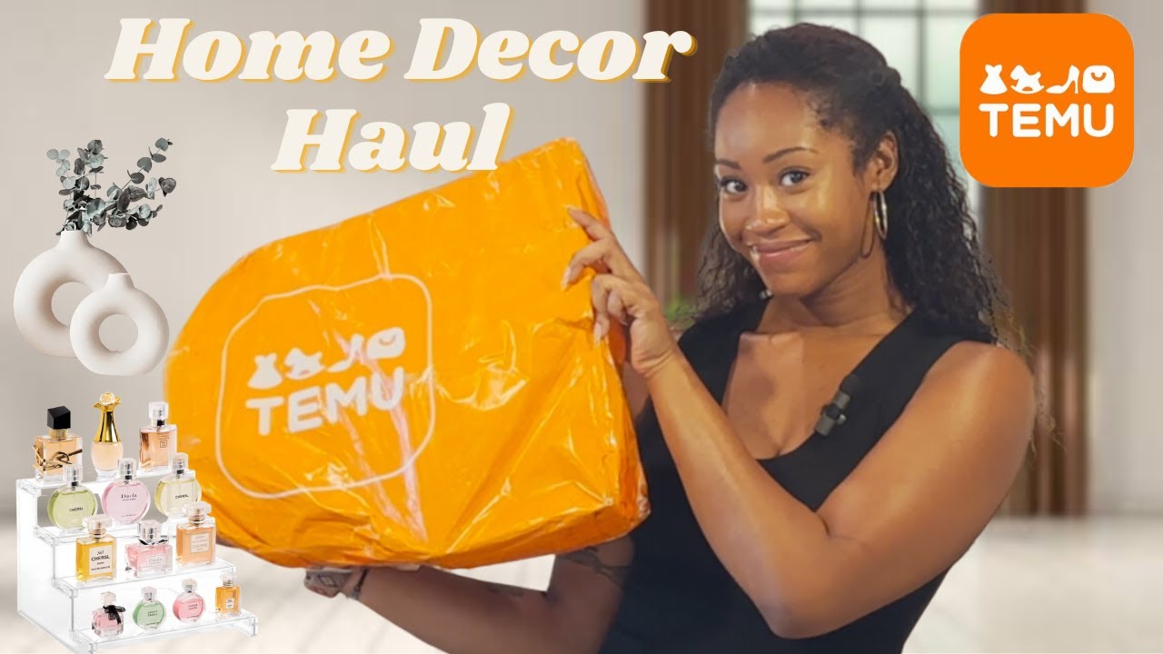 TEMU Clothing Try-on Haul + home decor | How To Organize A Perfume ...