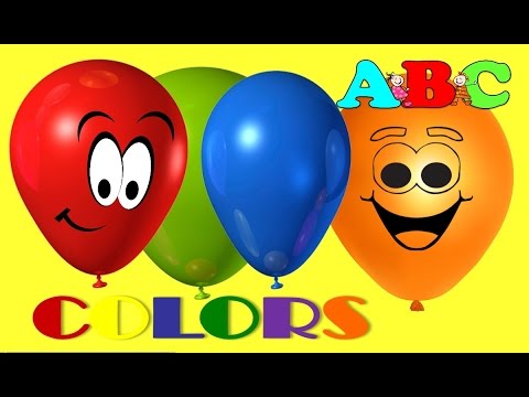 Learn Colors and Alphabet with Popping Balloons,Educational Video For ...