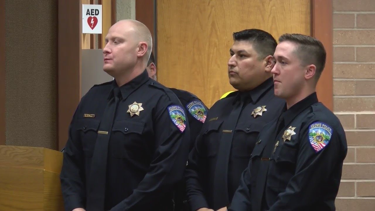 Clovis police officers honored for role in Fresno mass shooting case ...