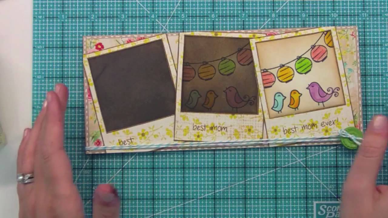 how to: a developing polaroid card from start to finish - YouTube