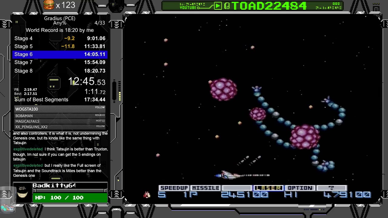 Gradius (PCE) WR in 17:38 - YouTube