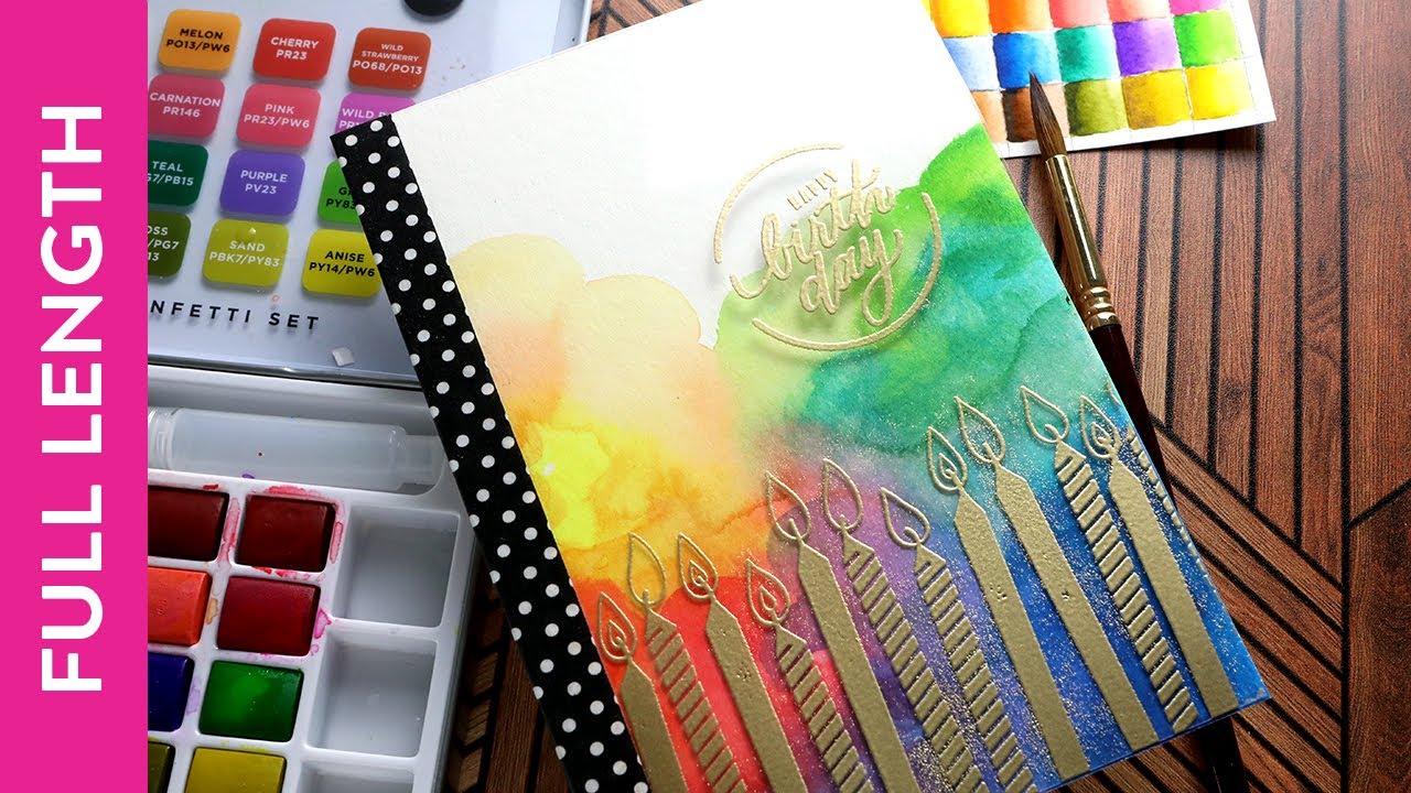 🔴 LIVE REPLAY - Watercolor with acetate overlay - YouTube