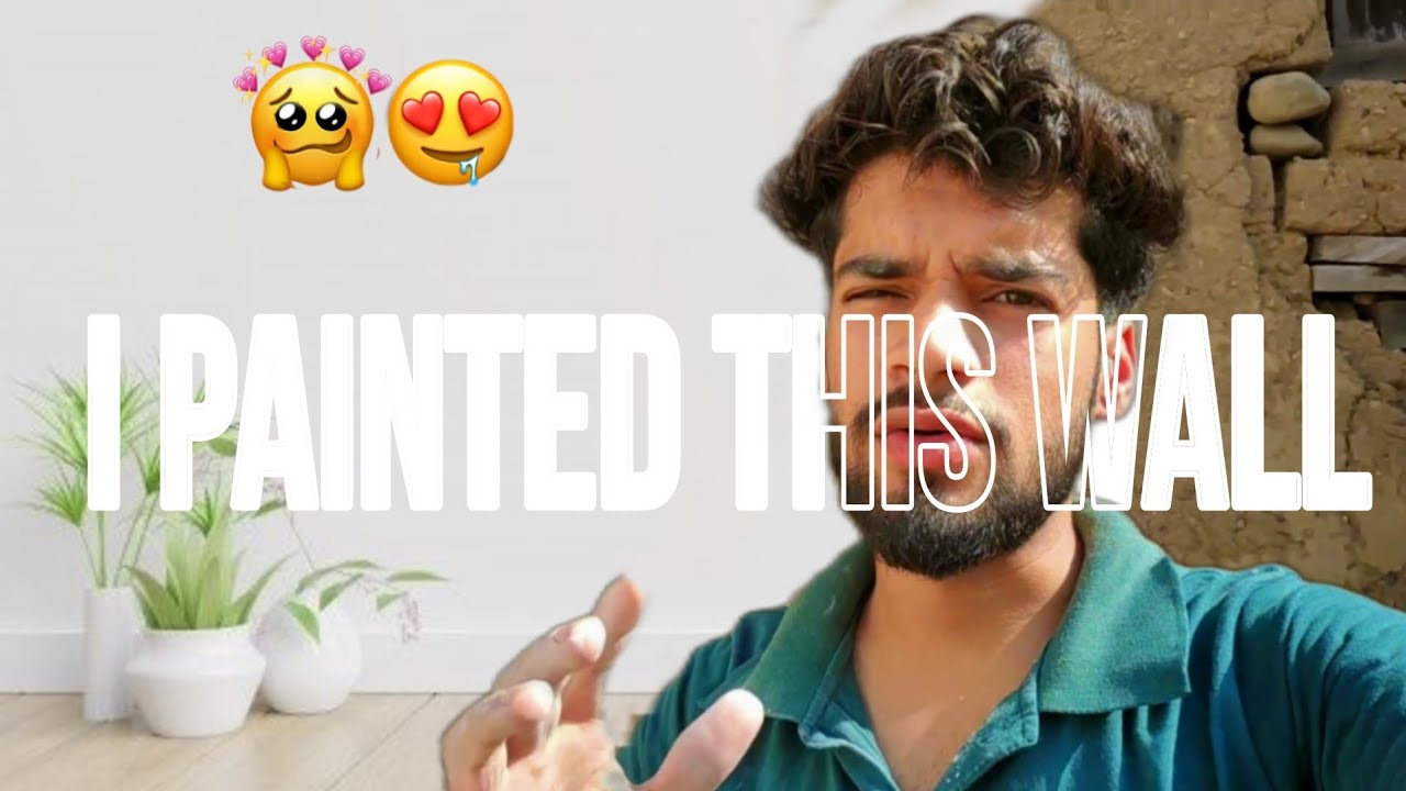 Aaj Is Wall Par Bhi Khud Hi Colour Kar Dala. 😄 - YouTube