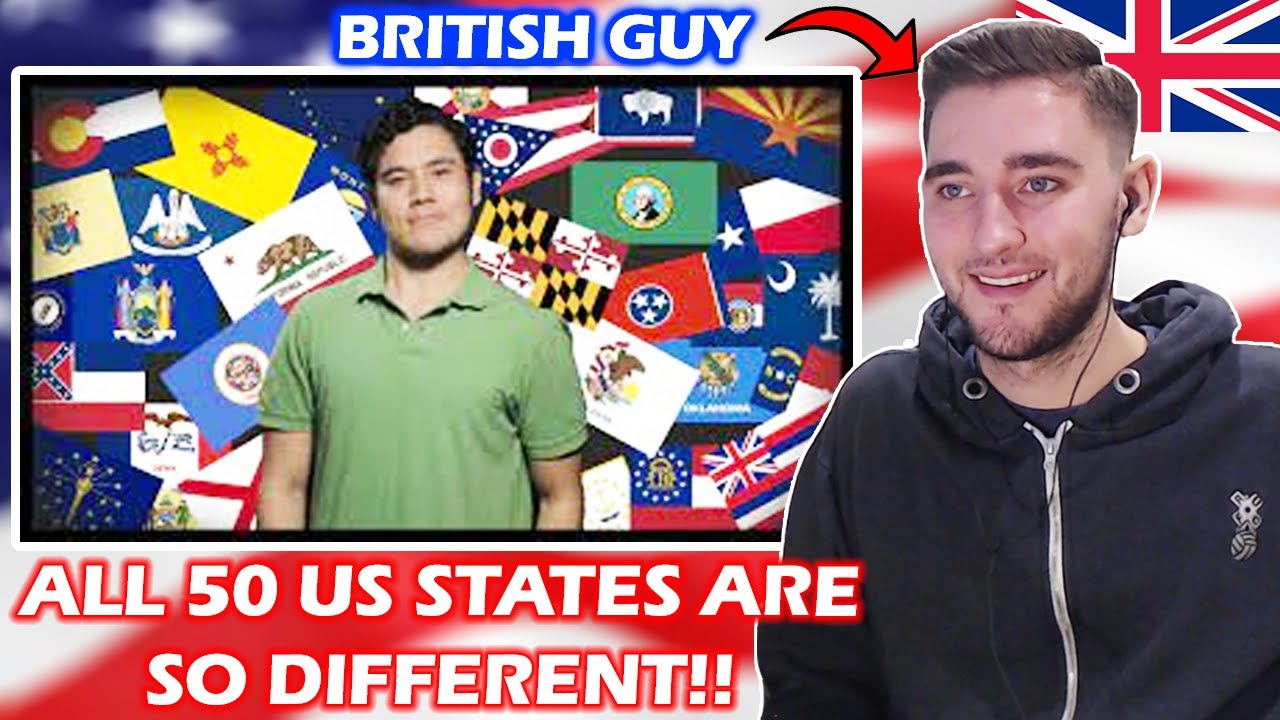 British Guy Reacts to All 50 U.S. states summarized (Geography Now ...