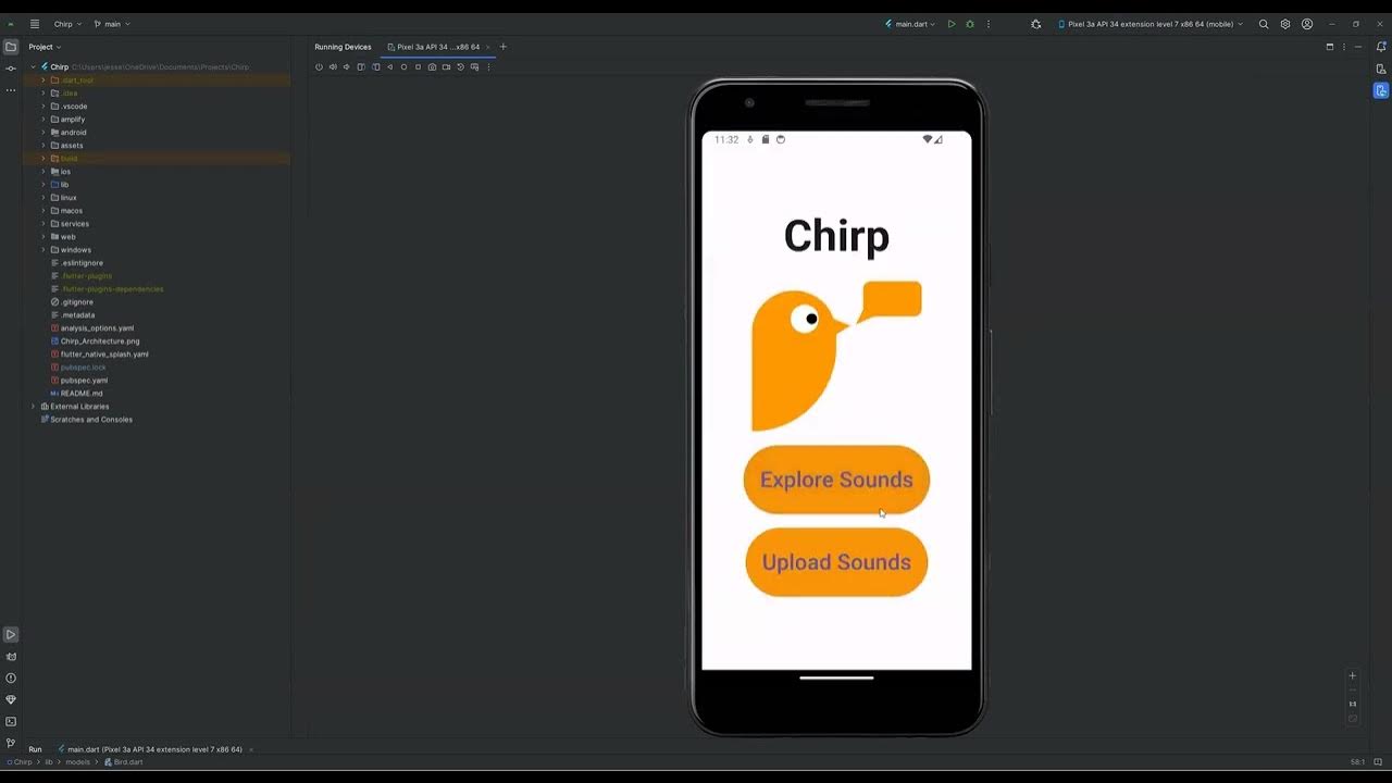 Project - Chirp - Application Demo - YouTube