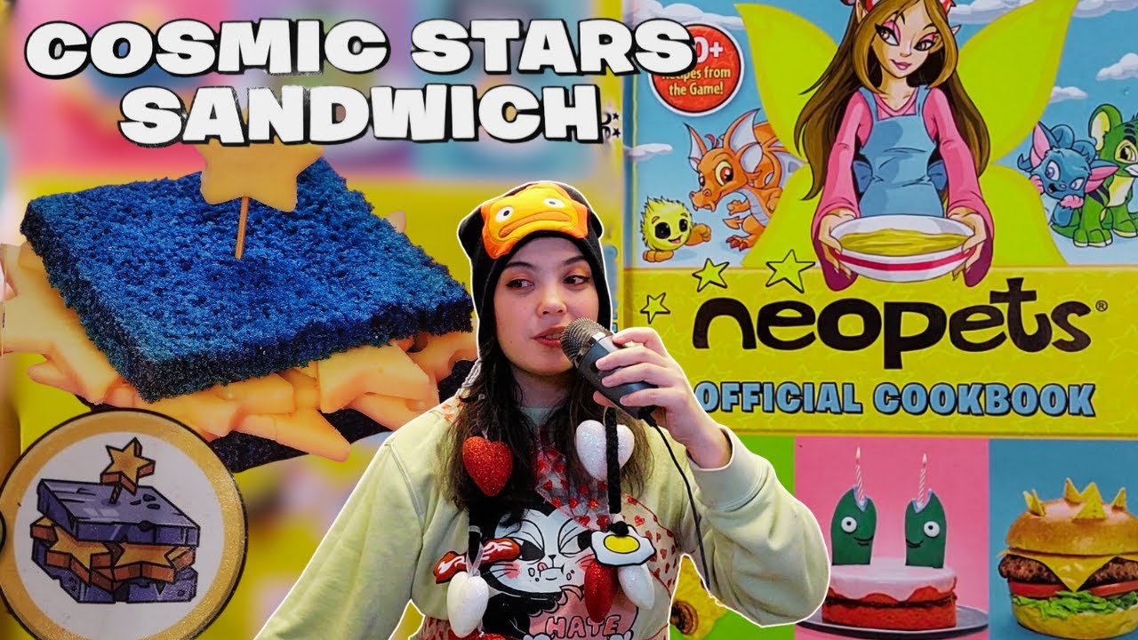 Neopets Cookbook - Cosmic Stars Sandwich 💘 Valentines Special 💘 - YouTube