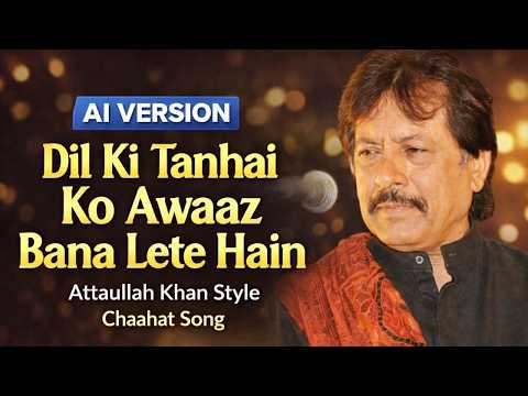 Dil Ki Tanhai Ko Awaaz Bana Lete Hain | AI Version | Attaullah Khan Esakhelvi Style | Chaahat