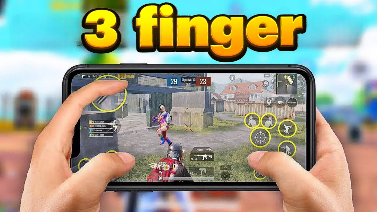Best 3-finger control of PUBG Mobile - YouTube