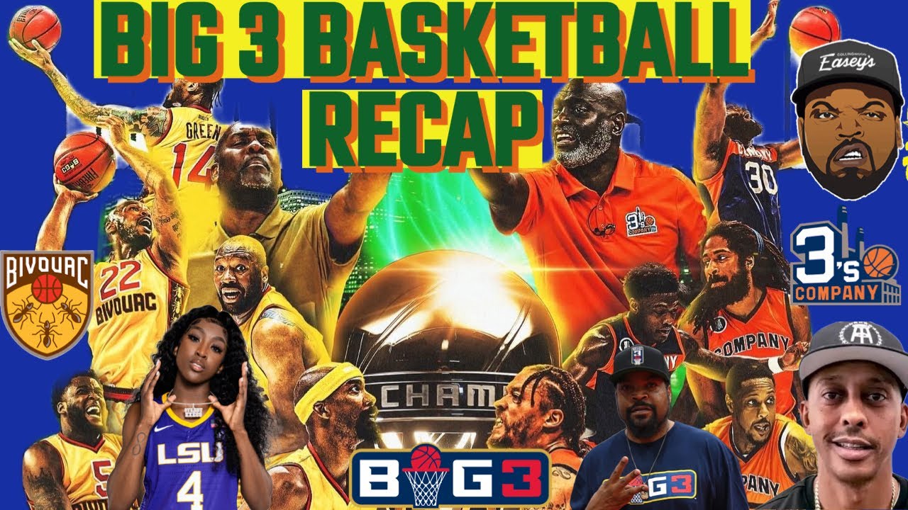 🔋2024 BIG3 BASKETBALL FINALE RECAP! BIG ENERGY #icecube #big3 # ...
