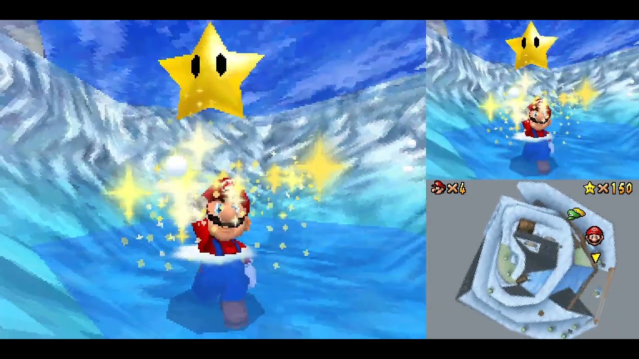 SM64DS TAS - Switch Star of Cool, Cool Mountain (Mario) 15.36 - YouTube