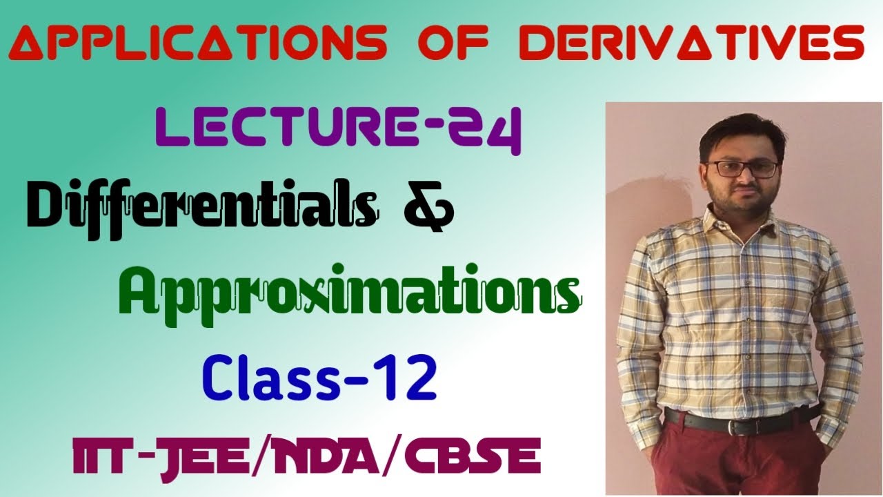 Applications of Derivatives AOD Class 12 Part 24 by JP SIR - YouTube