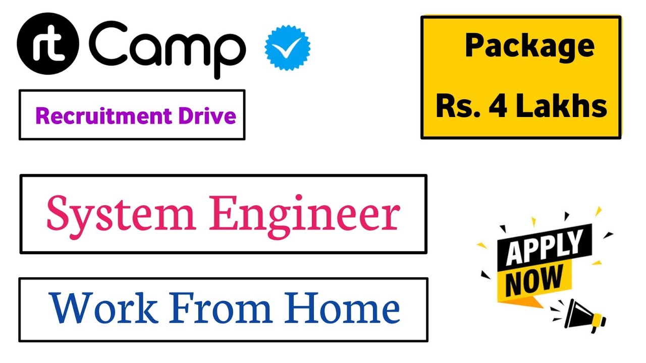 Rtcamp Recruitment 2022 - System Engineer Off Campus Drive 2022 - YouTube