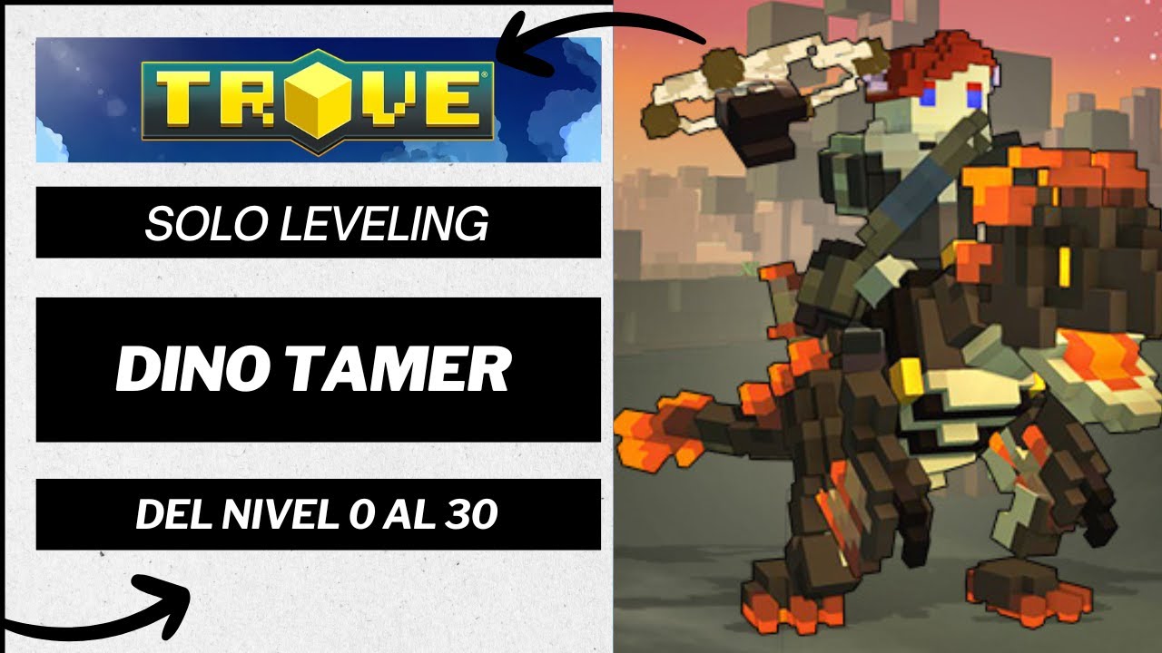 TROVE EP x SOLO LEVELING DINO TAMER 14 - YouTube