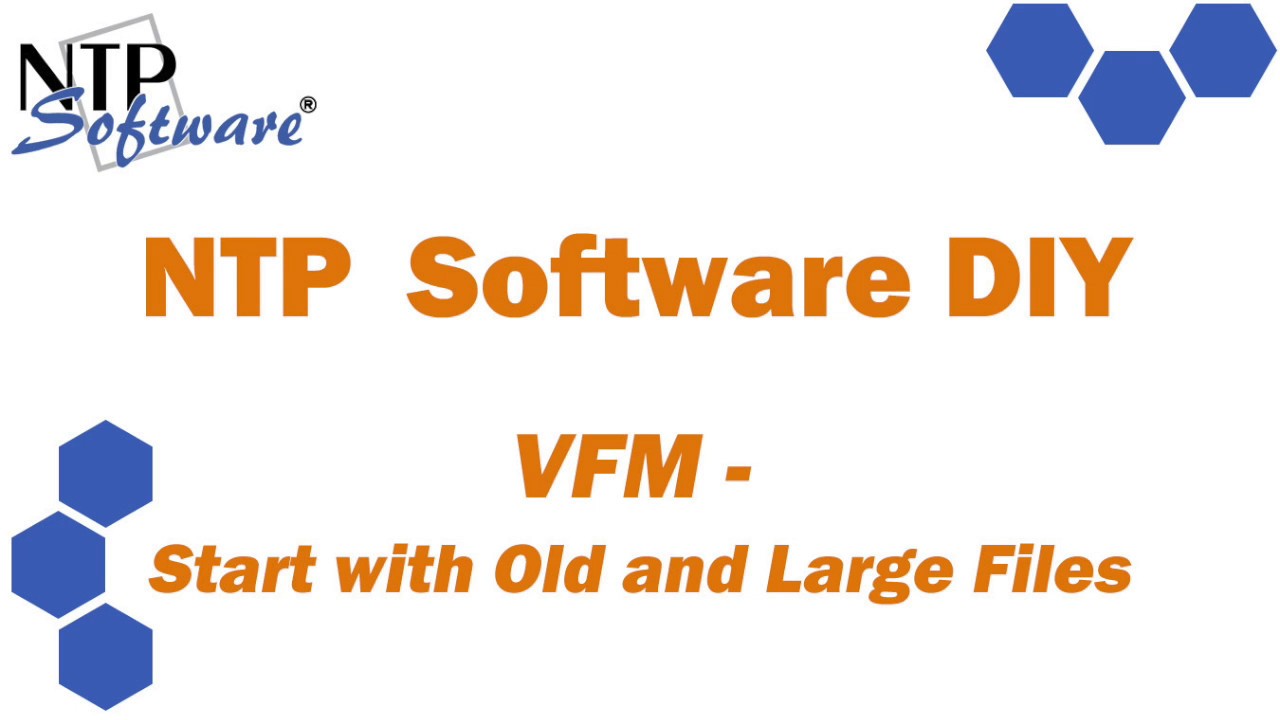 NTP Software VFM - Start with Old and Large Files (DIY #3116) - YouTube