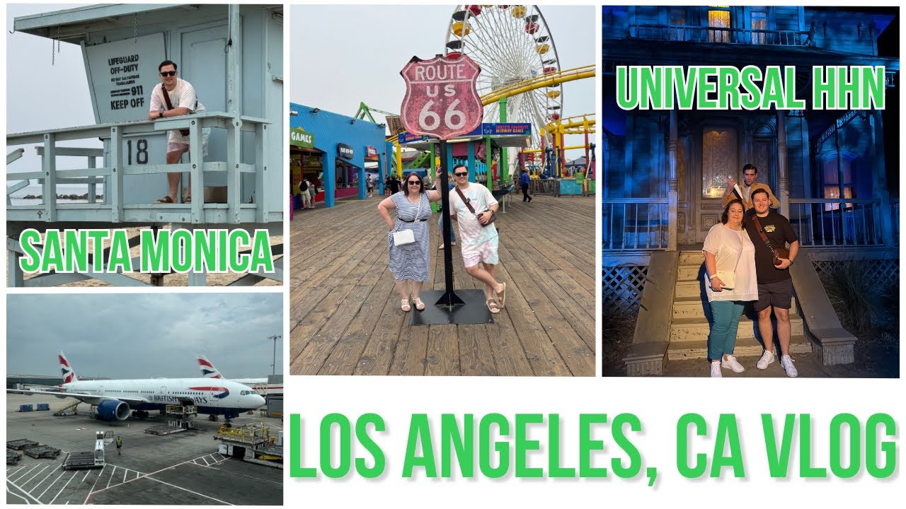 Los Angeles Travel Day | Universal Halloween Horror Nights | Santa ...