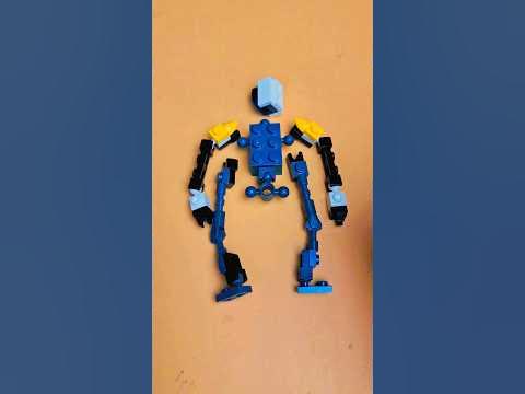 How to build a robot with building blocks #brickbuilder #buildingblocks #moc - YouTube