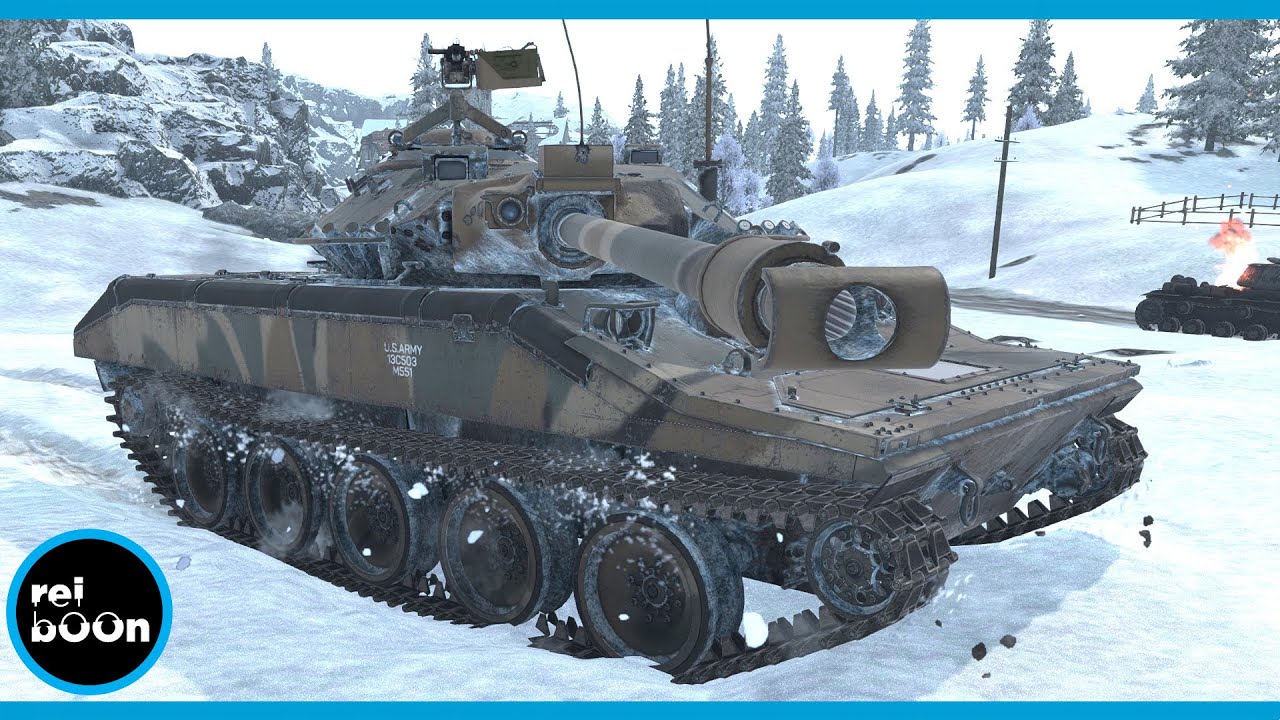 War Thunder - M551(76) Battle Pass Reward - Macht ne gute Figur - YouTube