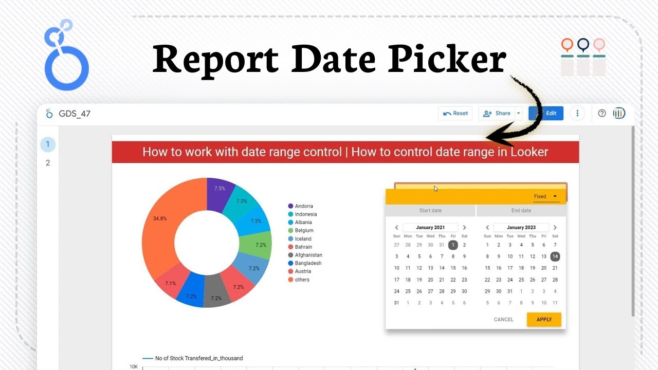 How to add date range in Looker Studio (Easy Filter) - YouTube