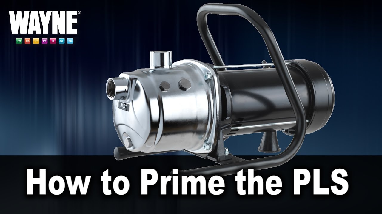 How to Prime the PLS Lawn Pump - YouTube