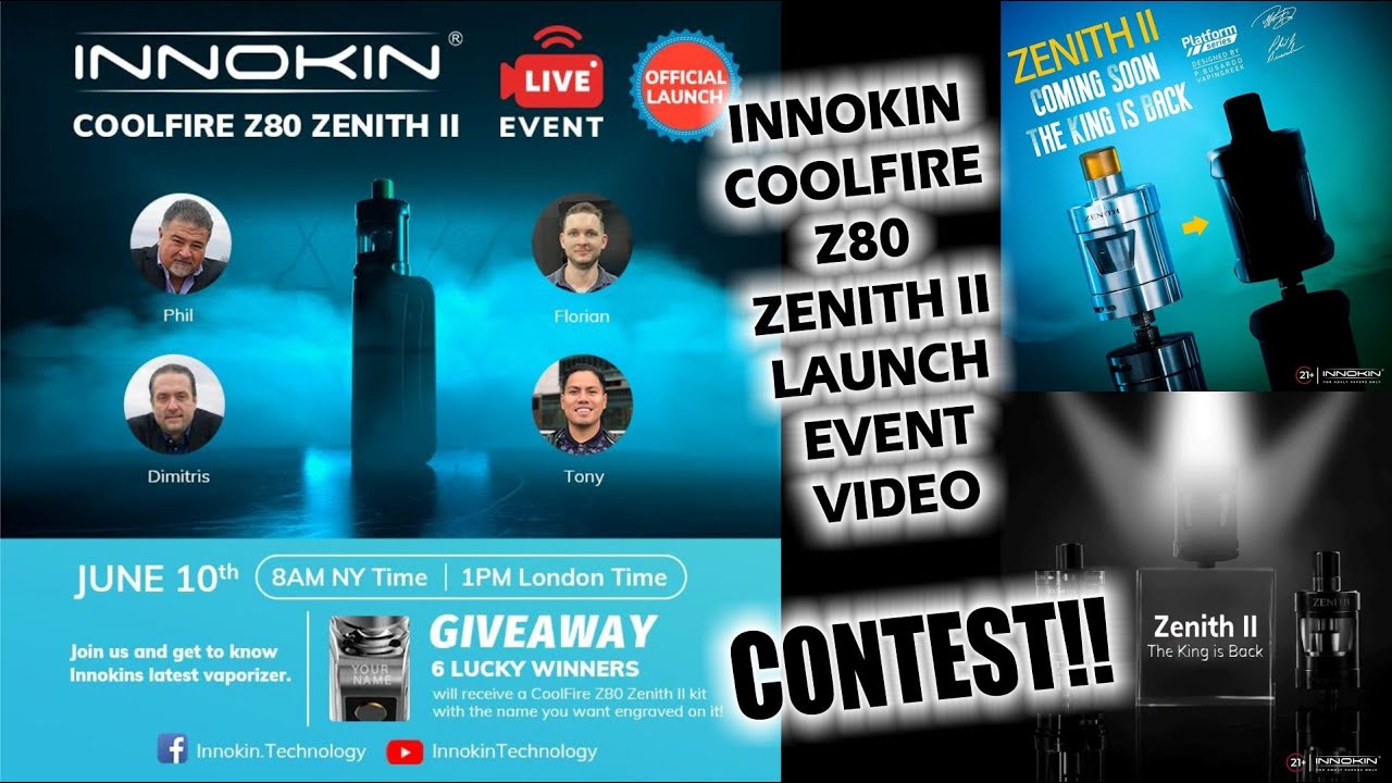 Coolfire Z80 & Zenith II Official Launch! The 4th Generation Vape ...