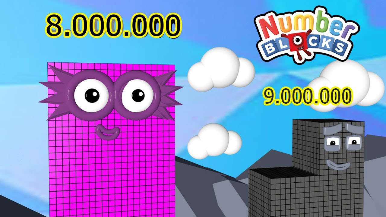 Looking for Numberblocks Cube Club 1,000,000 to 10 Million HUGE ...