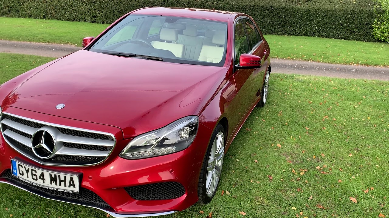 mercedes E220 CDi AMG sport for sale walkaround - YouTube