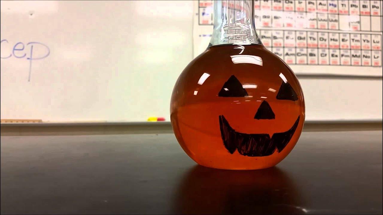 Halloween Chemistry Pumpkin - YouTube