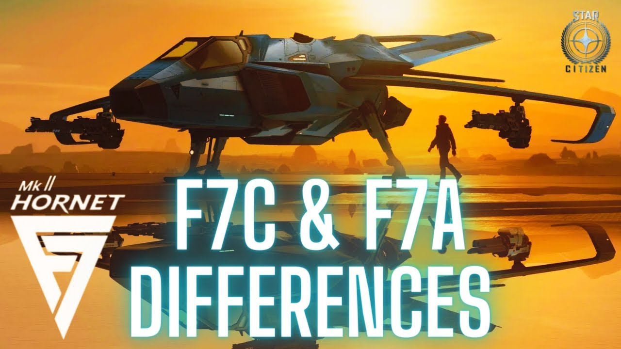 ANVIL Hornet Mk.II F7C & F7A Differences Review | Star Citizen - YouTube