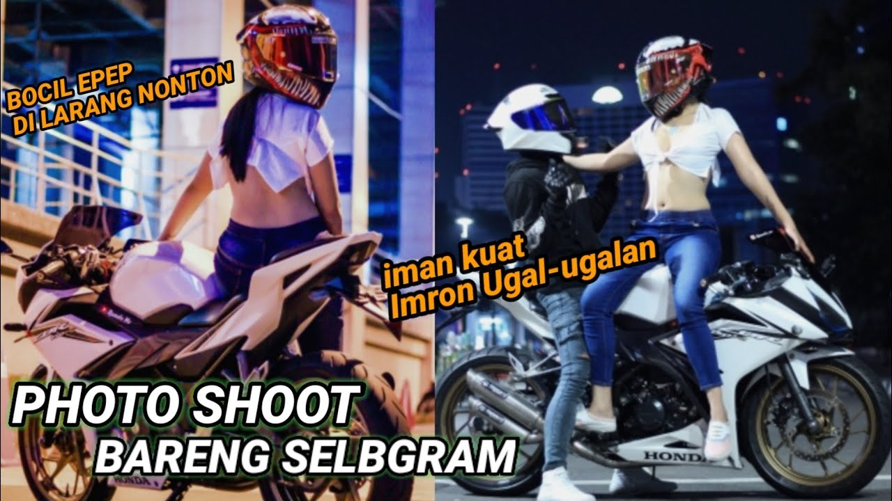 Photo Shoot Bareng Selegram Cantik || BOCIL DI Larang Nonton || Model ...