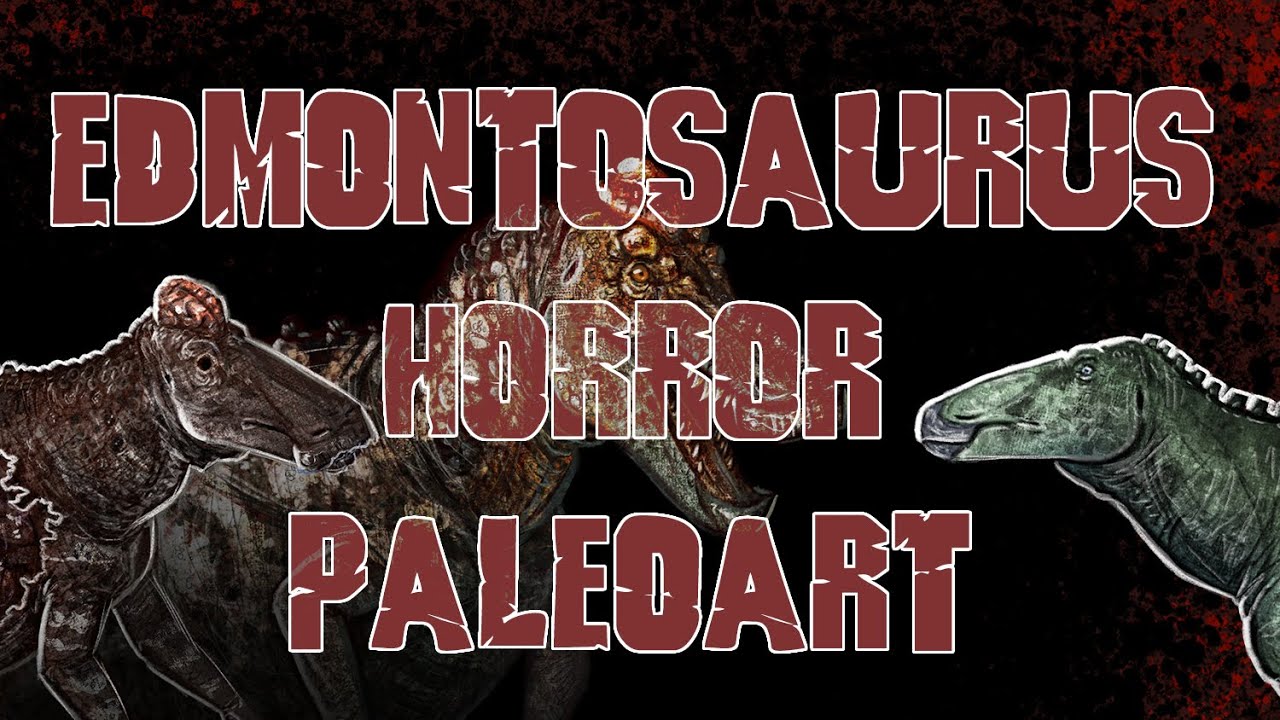Dinosaur Horror Paleoart: Edmontosaurus | Speedpaint with Commentary ...