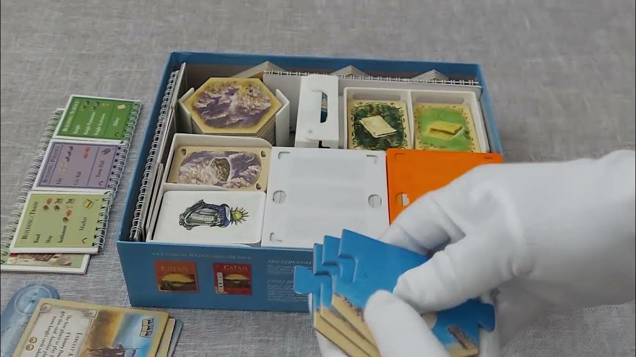 Organizer for Catan, Cities & Knights, and both 6 player extensions ...