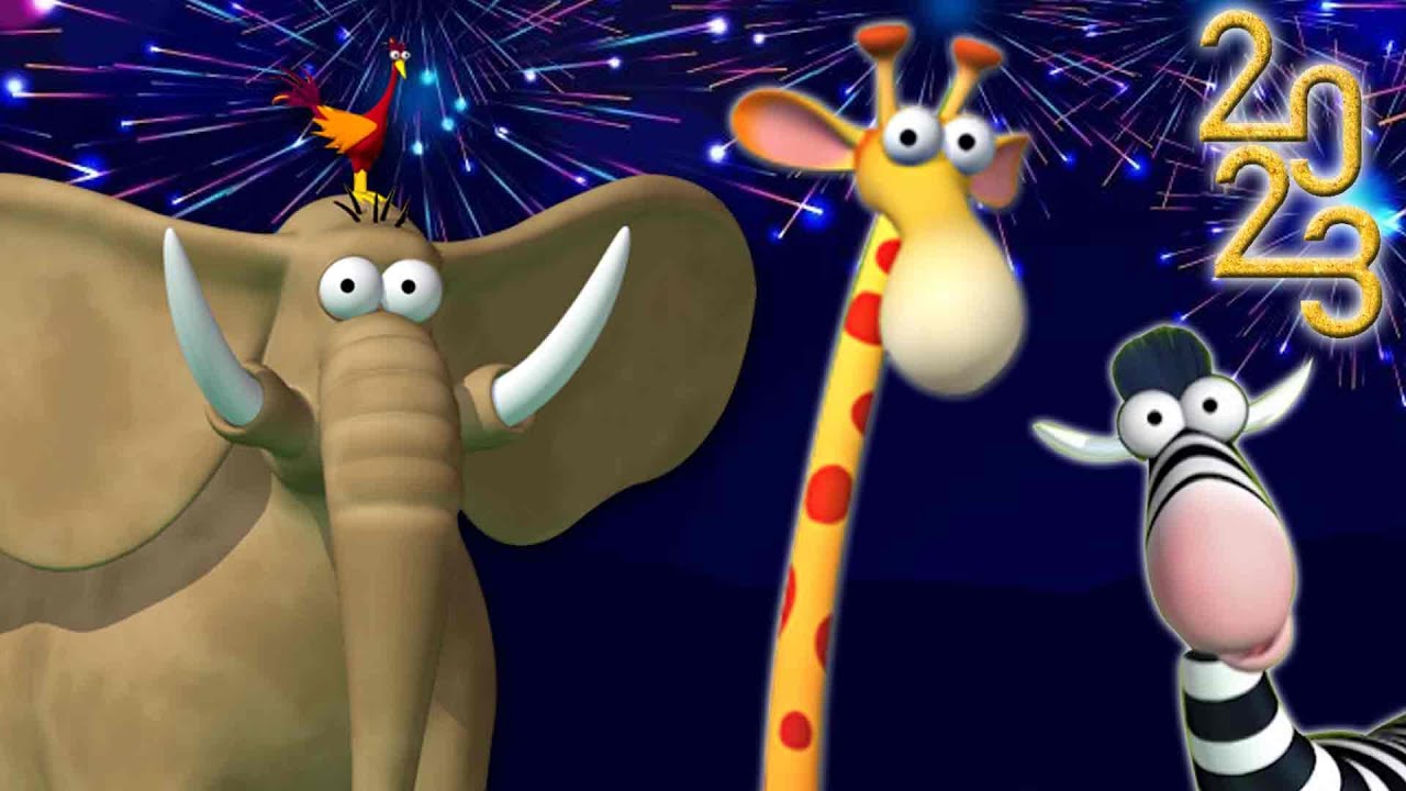 Gazoon | New Year's Party🎆 | Jungle Book Diaries | Funny Animal Cartoon ...