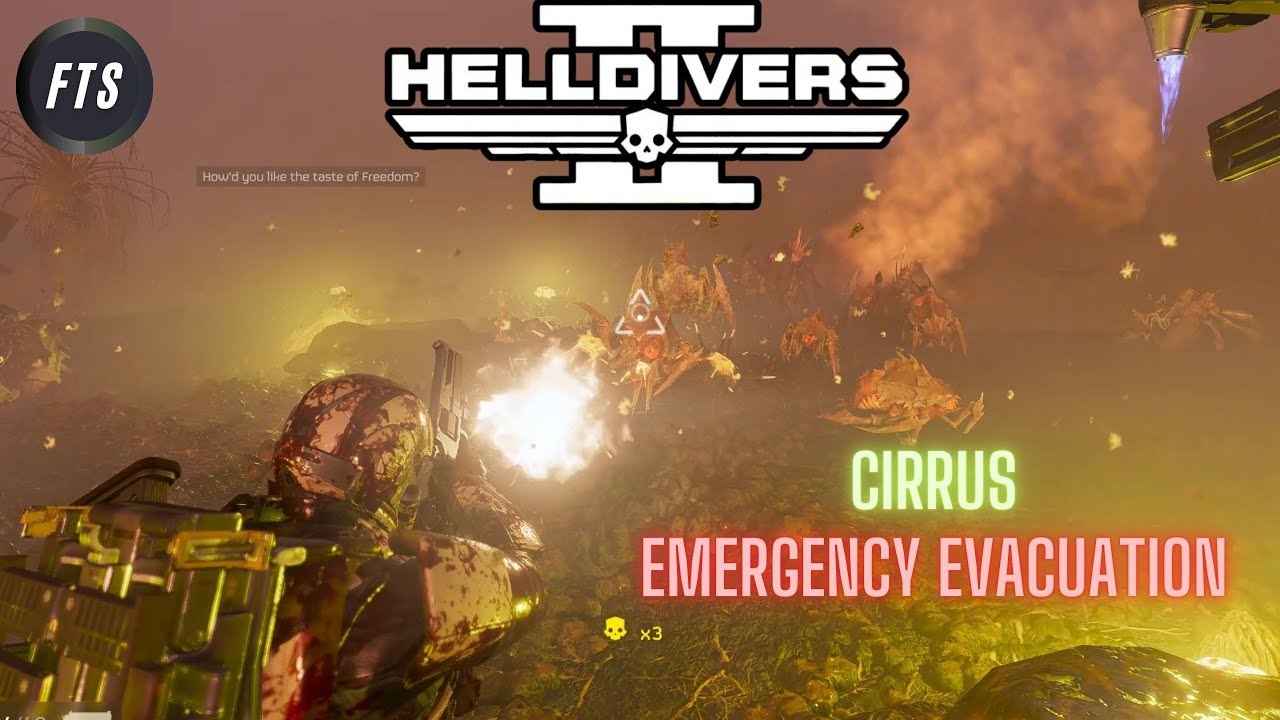 HELLDIVERS™ 2 | Cirrus - Terminid Control | Mission: Emergency Evacuation | No Commentary | #9 ...