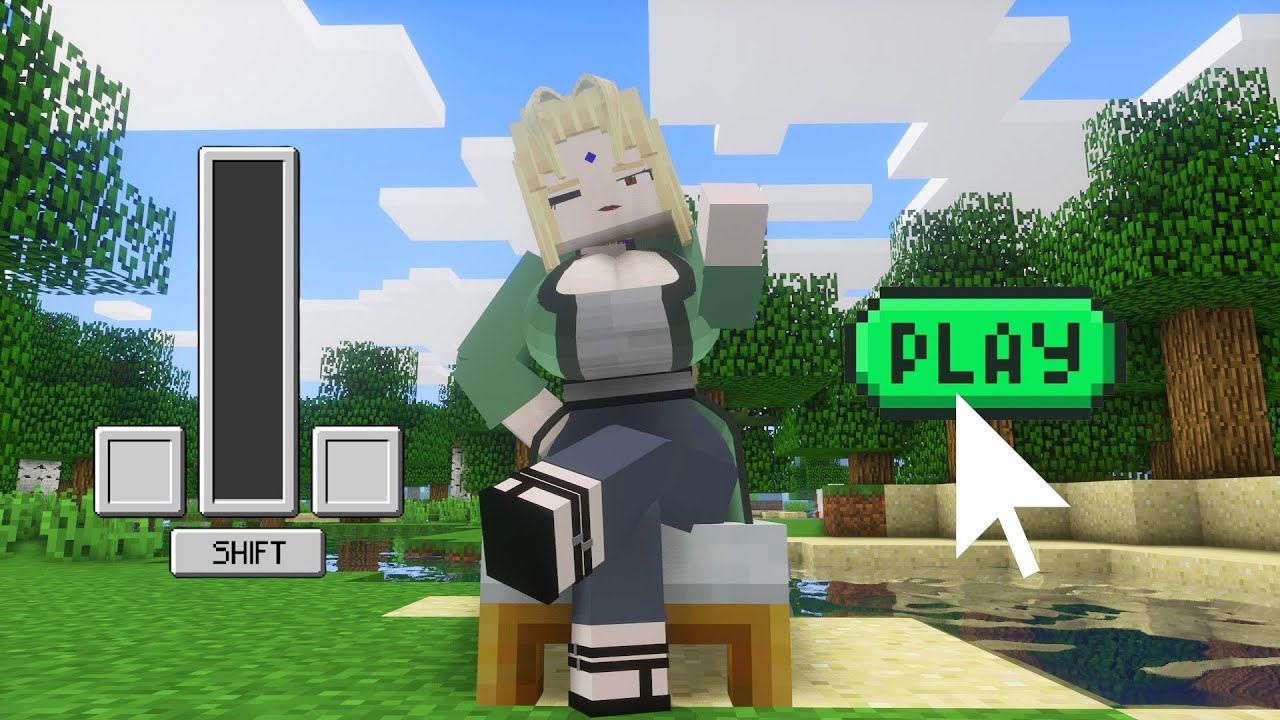 Tsunade Ellie Skin Showcase Jenny Mod in Minecraft - YouTube