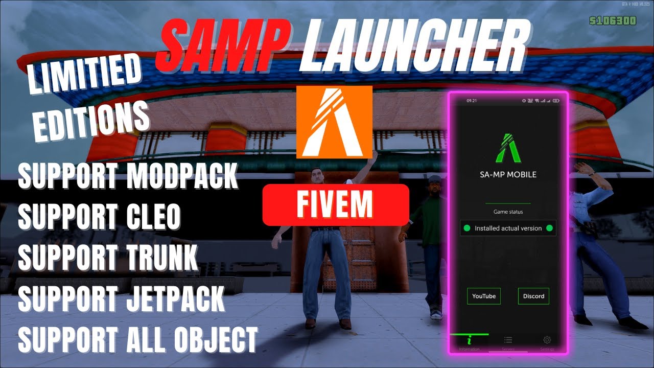 SHARE CLIENT SAMP LAUNCHER FIVEM SUPPORT CLEO LIMITED EDITIONS TERBARU ...