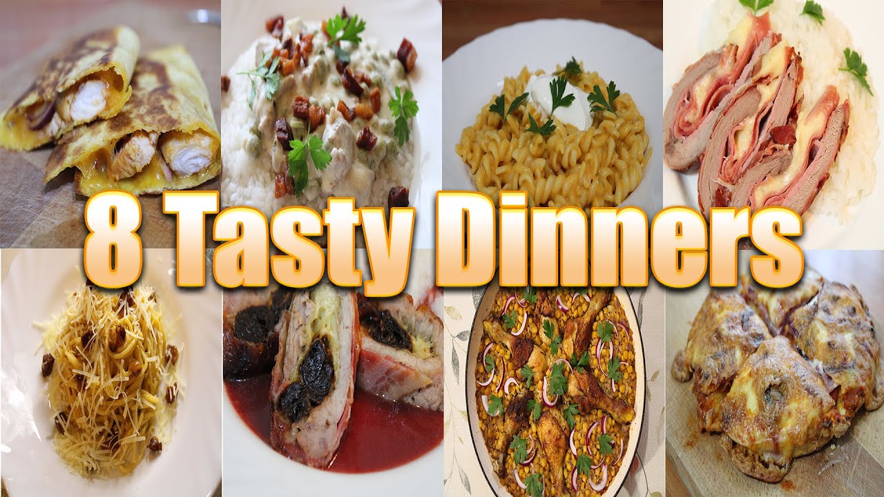 8 Tasty Food Recipes - Carbonara, Chicken Drumsticks, Quesadilla, Pita ...