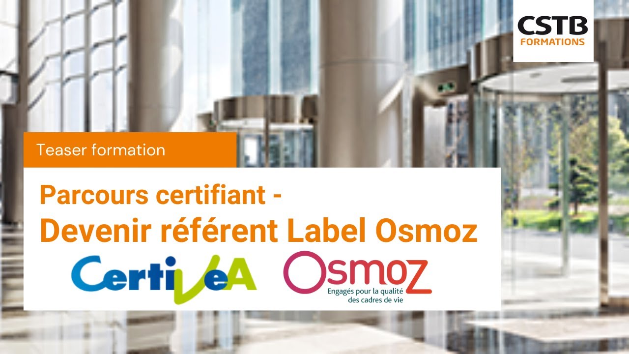 Devenir référent Label Osmoz - YouTube