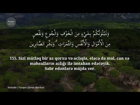 Həqiqətən Allah səbr edənlərlədir | Bəqərə surəsi 153-157 | Abdullah Altun