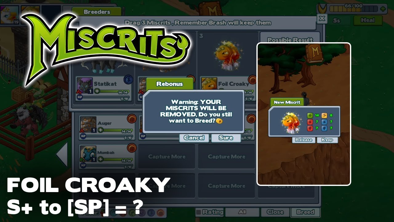 S+ Foil Croaky to Red Speed? No One Belive If I Didnt Record | Miscrits ...