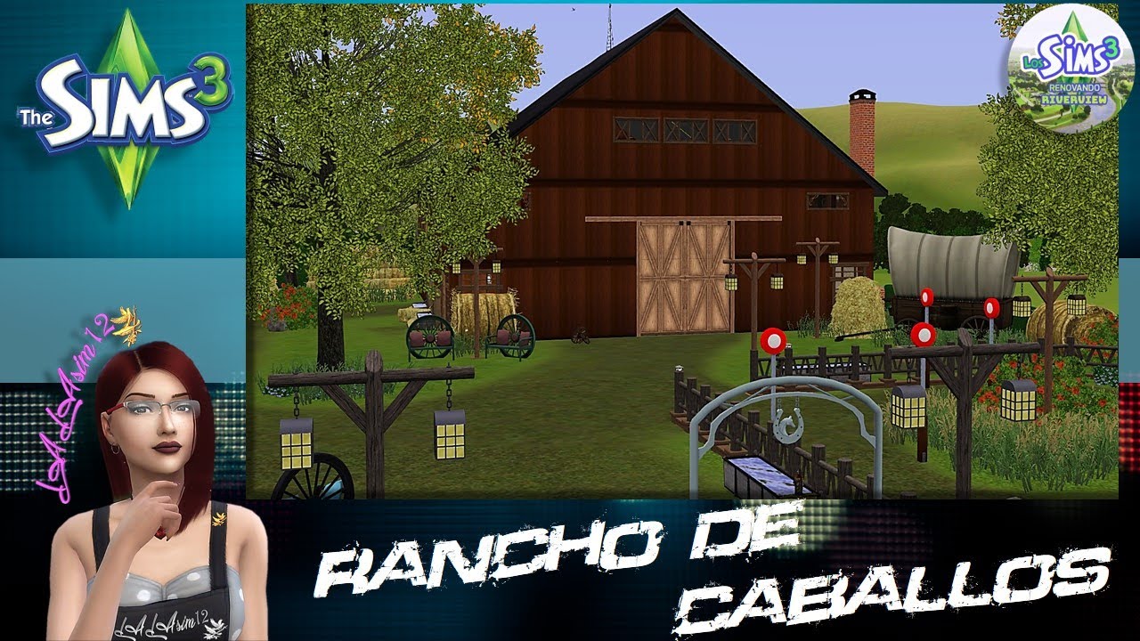 RANCHO DE CABALLOS|| 37 || RENOVANDO RIVERVIEW 🏡 || Los Sims 3 || SPEED ...