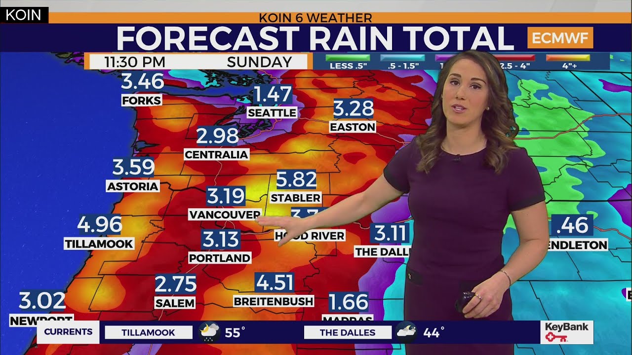 Weather forecast: Atmospheric river drenches PNW with heavy rain - YouTube