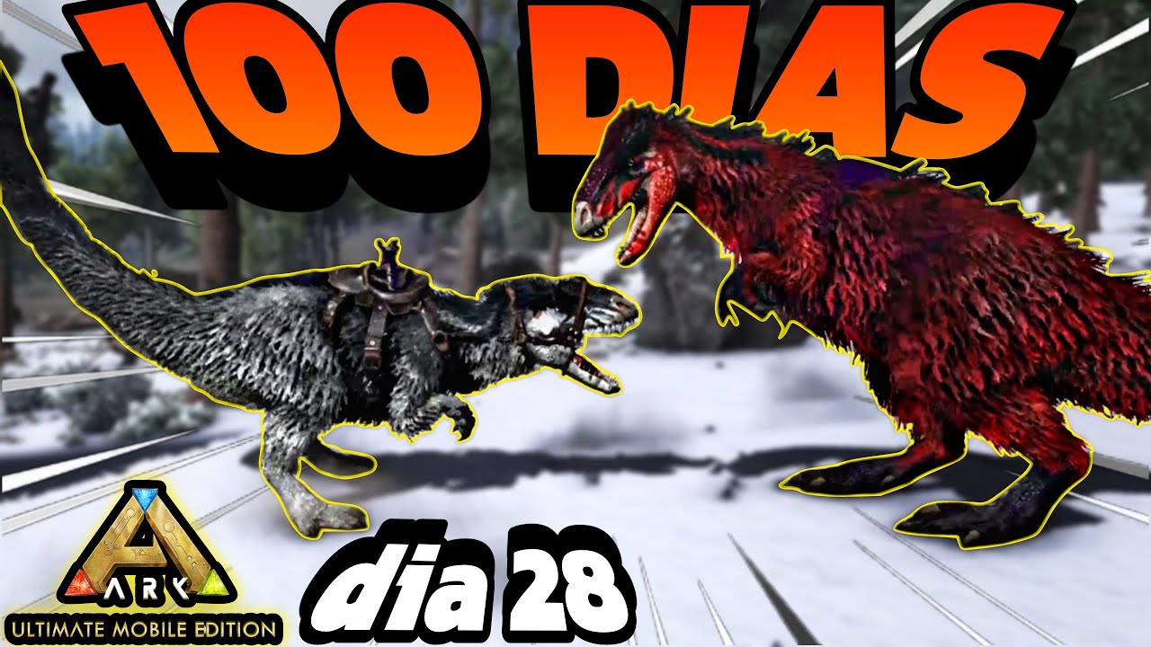 SOBREVIVIENDO 100 DIAS | ARK Ultimate Mobile Editions | the isle | T1 ...