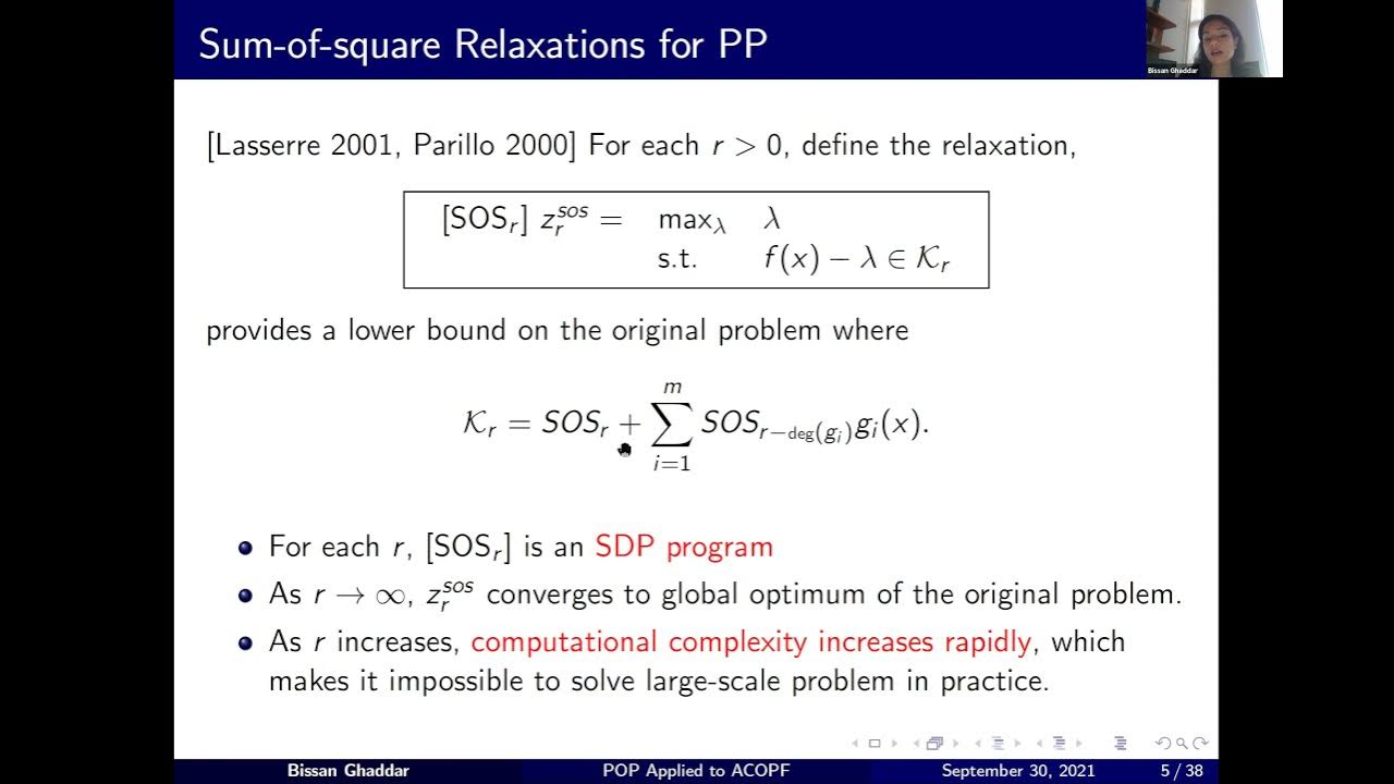 Polynomial Optimization Applied to Power Network Operations - YouTube