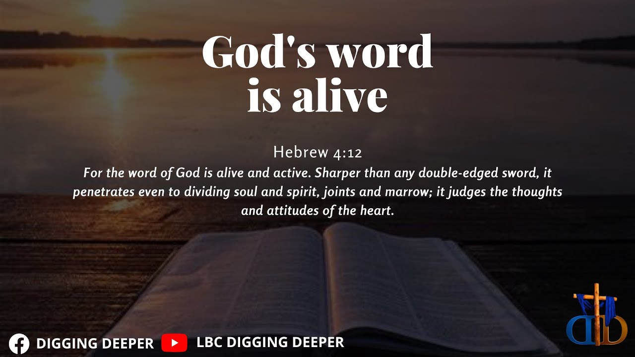 Dr. Sipho Zondi // God's word is alive | Hebrews 4:12 - YouTube