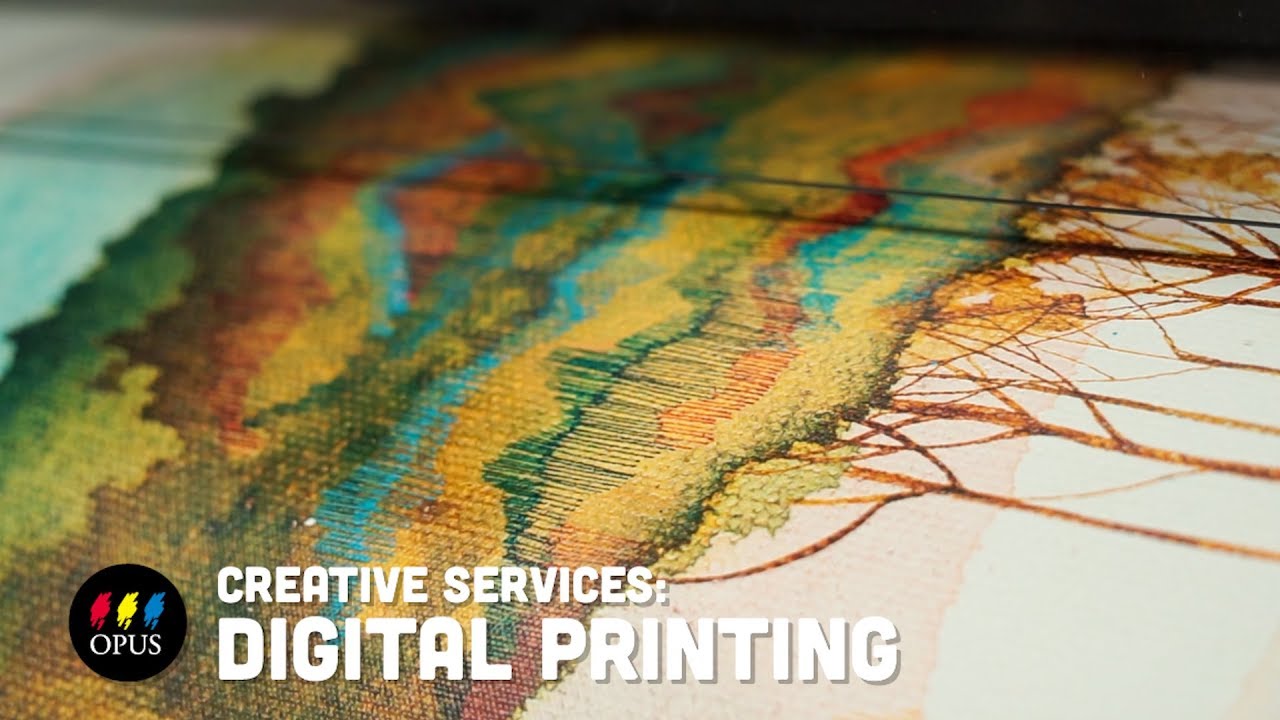 Creative Services: Digital Printing - YouTube