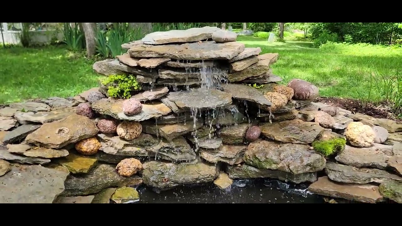 small waterfall build - YouTube