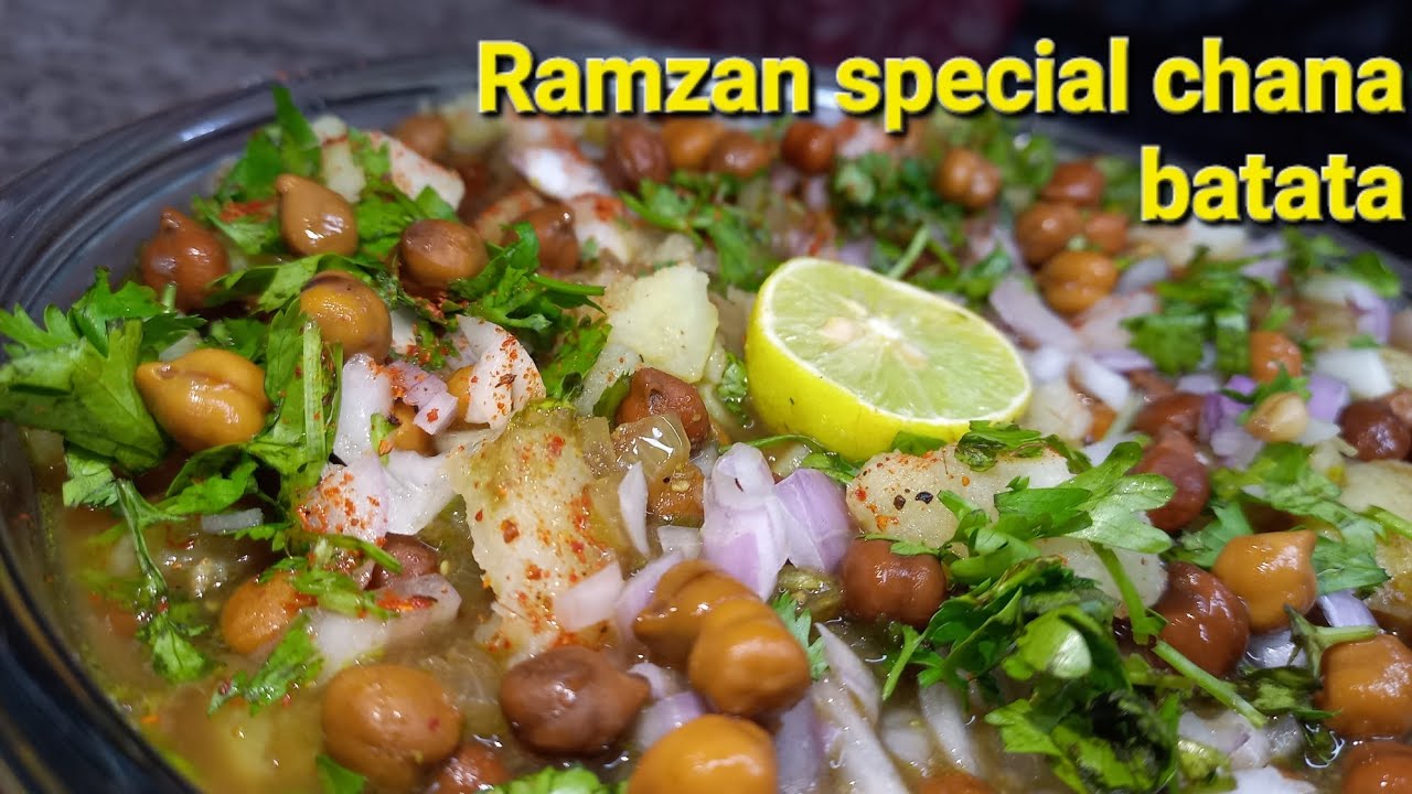 chana batata recipe || Ramzan special chana batata || chana banane ka ...